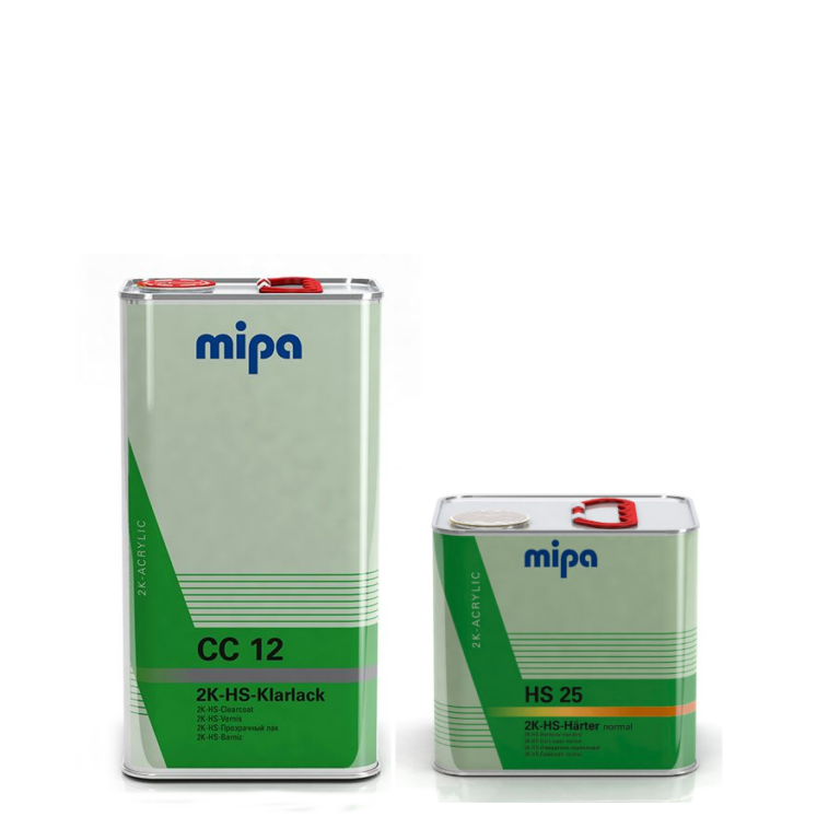 Mipa 2K HS Clearcoat CC12 HS25 Kit 7.5L - Automotive Paint Systems